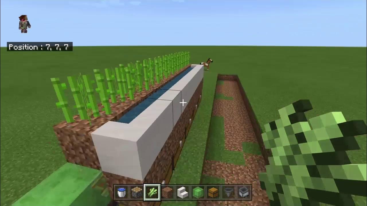Ferme a Canne A Sucre MINECRAFT - YouTube