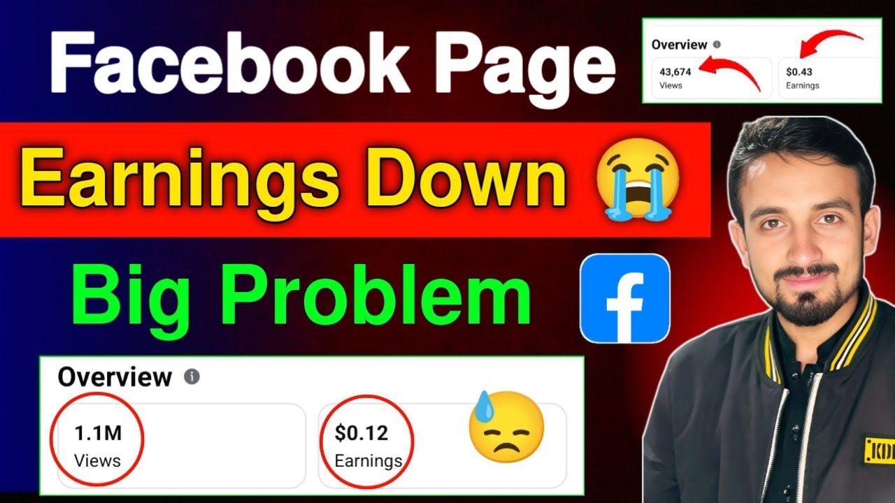 😭Facebook Earnings Down | How to Increase Facebook Earnings - YouTube