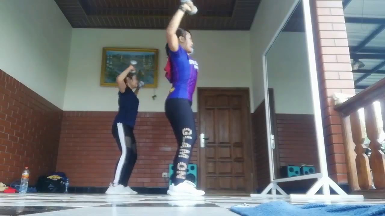 " SENAM BL DAN PEMBENTUKAN DENGAN BARBEL" OLAH RAGA RINGAN DI RUMAH ...