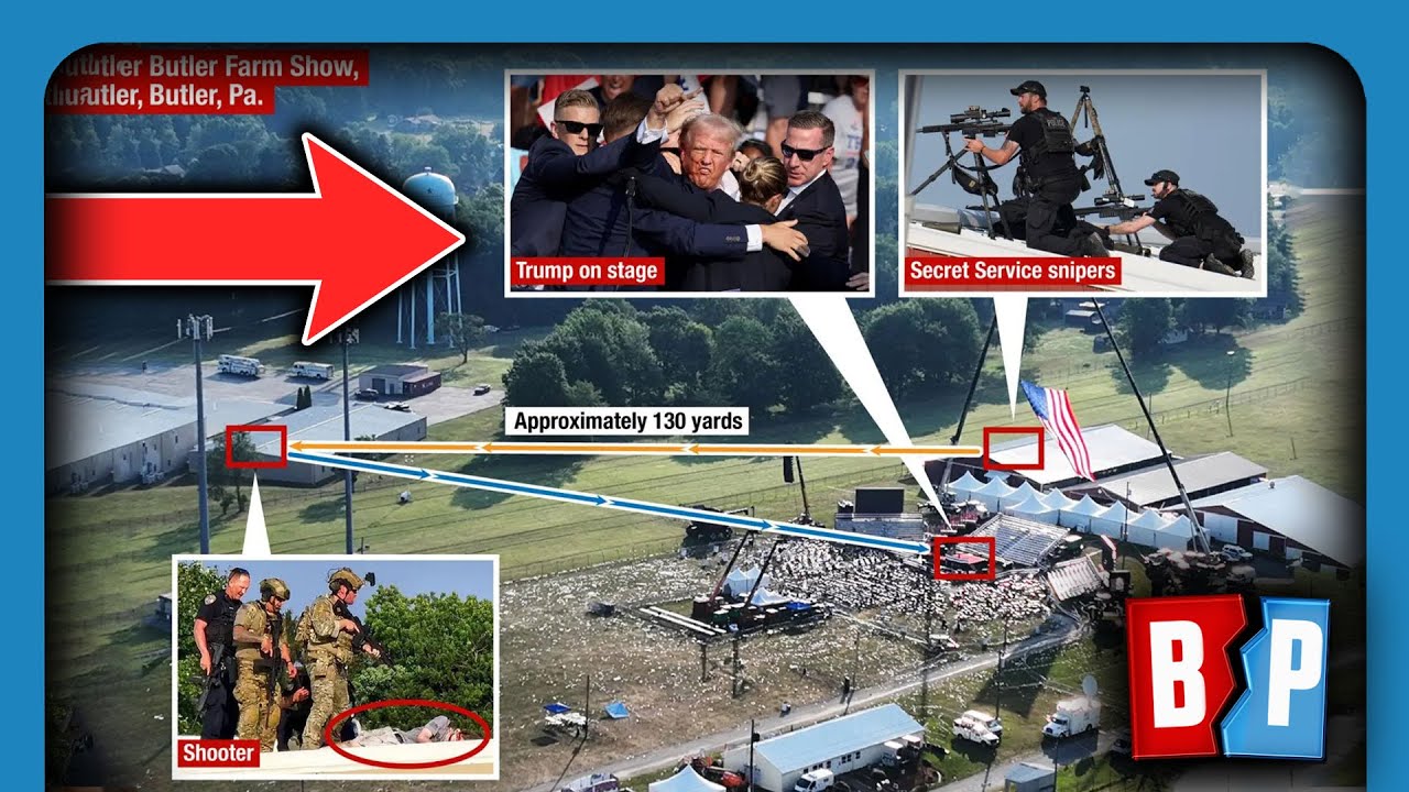 AERIAL PHOTOS Reveal STUNNING Secret Service Failure - YouTube