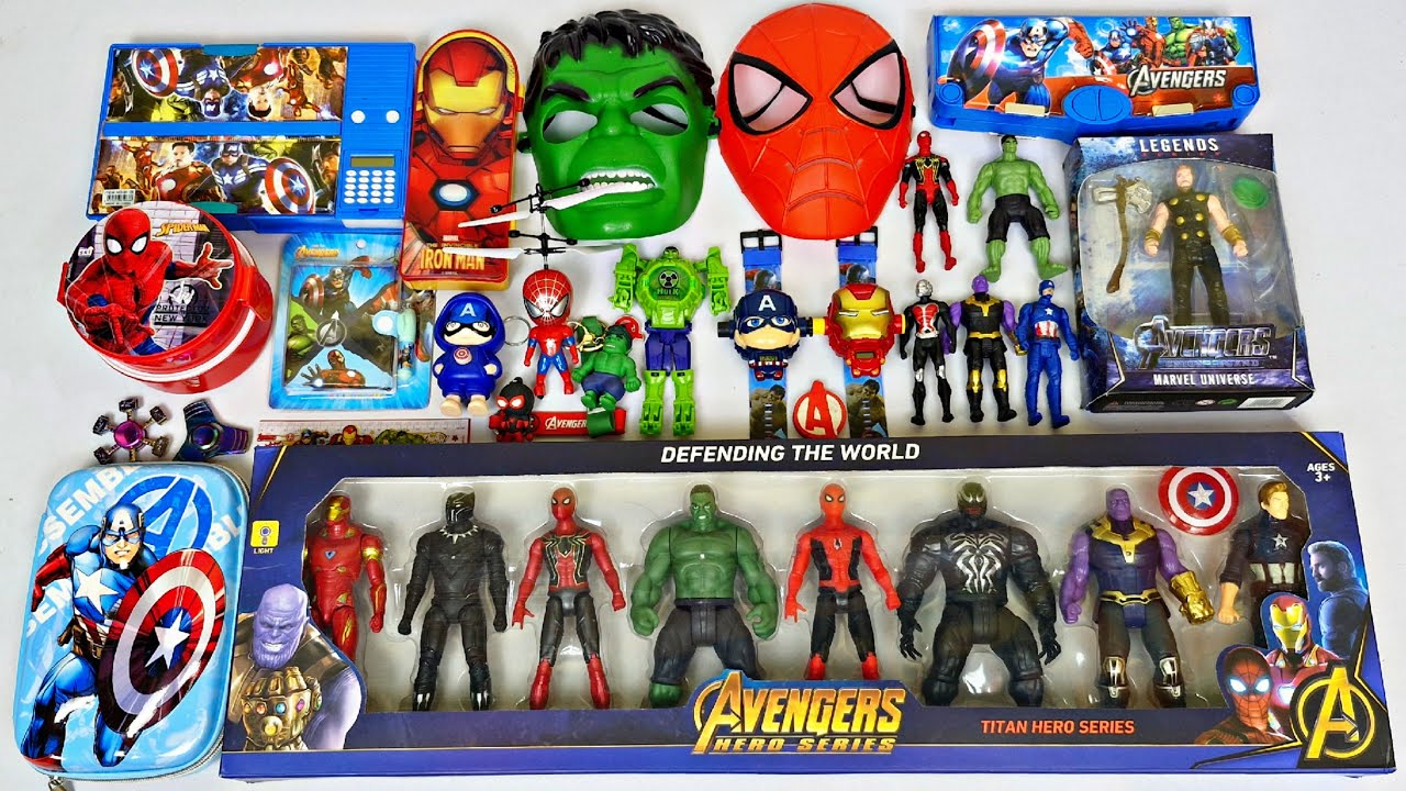 Ultimate AVENGERS Toys Collection😍Hulk, Thor, Ironman, Captain America ...