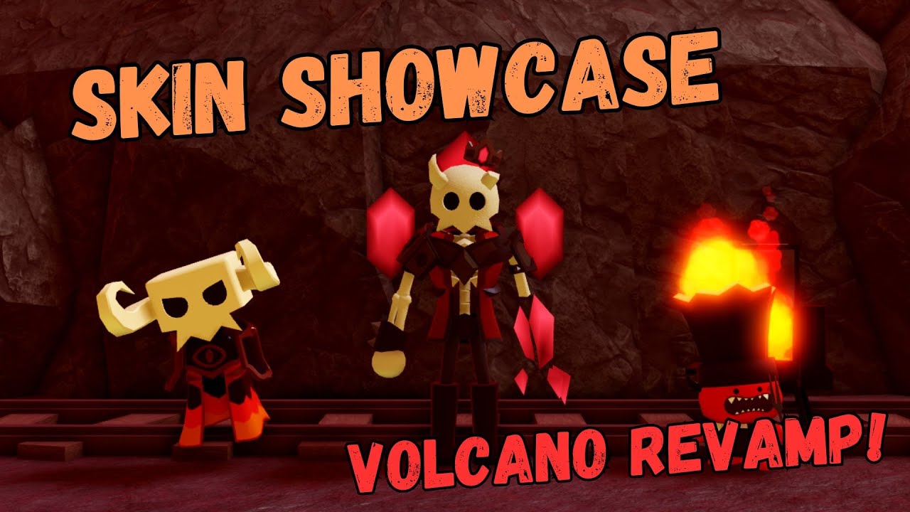 Showcasing All The New Volcano Valley Skins in Tower Heroes.. - YouTube