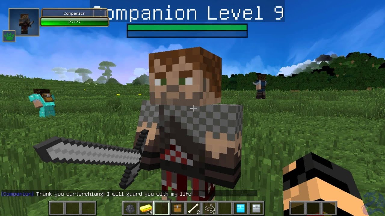 ♜minecraft♜我的世界♜當個創世神♜-Companions Mod同伴模組介紹 - YouTube