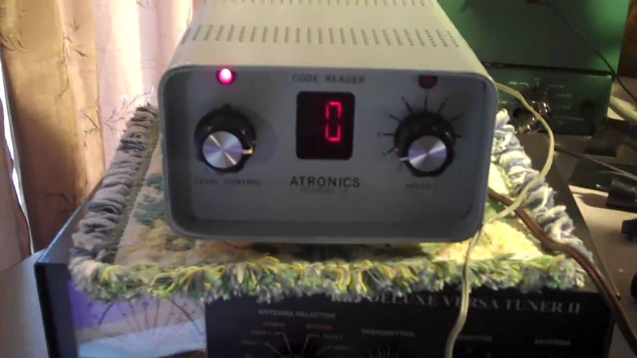 The Atronics Digital Morse Code reader - YouTube
