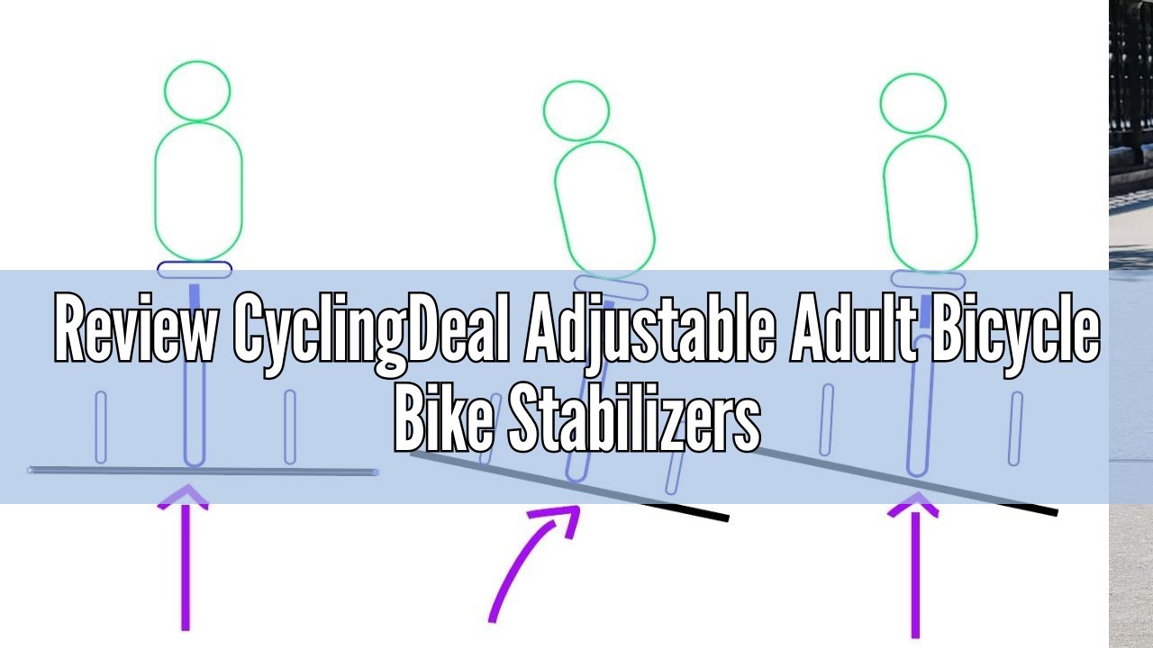 Review CyclingDeal Adjustable Adult Bicycle Bike Stabilizers Training ...
