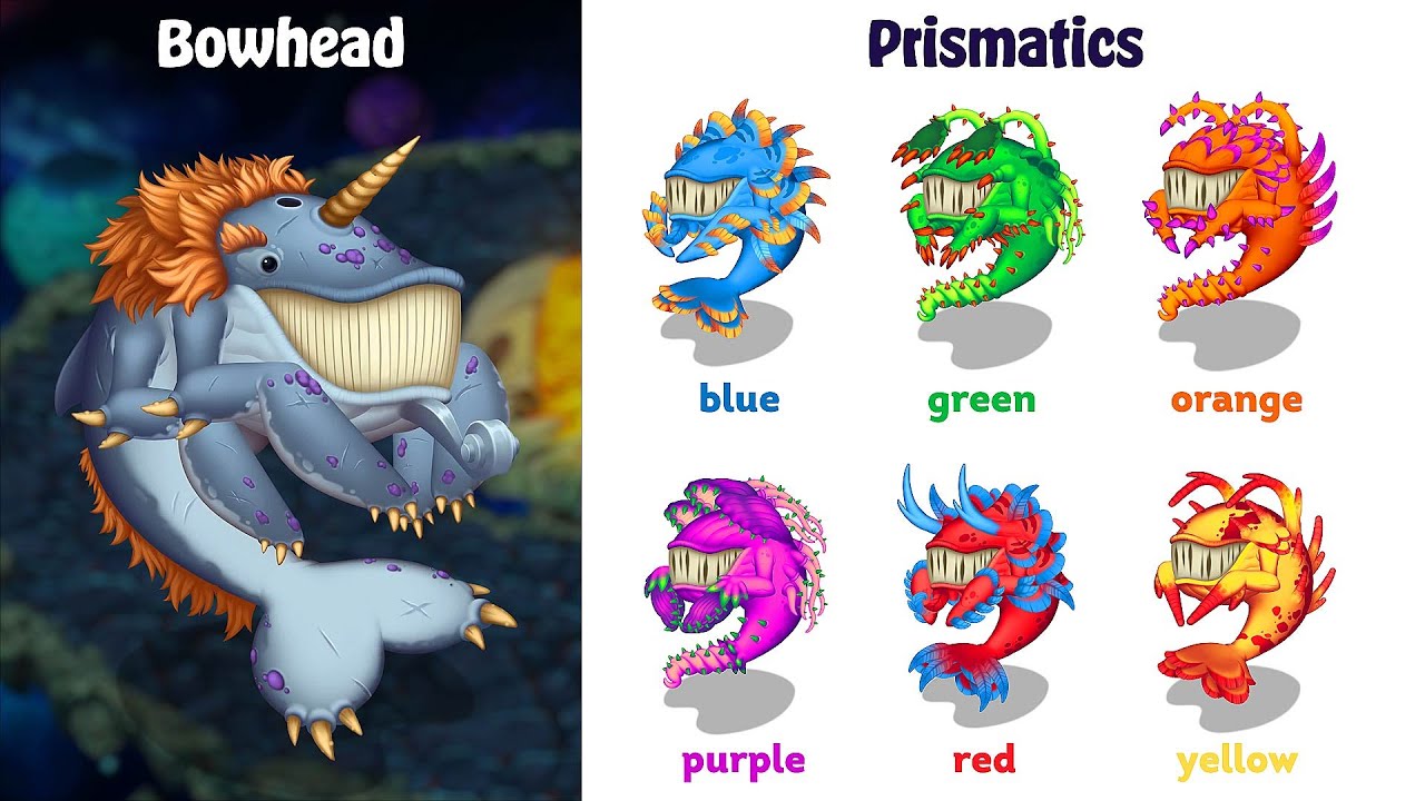 All Prismatics - My Singing Monsters: Dawn of Fire - YouTube