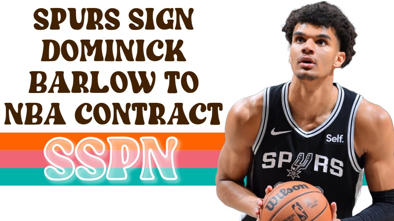 Spurs Sign Dominick Barlow | New Two-Way Signings | SSPN Clips - YouTube