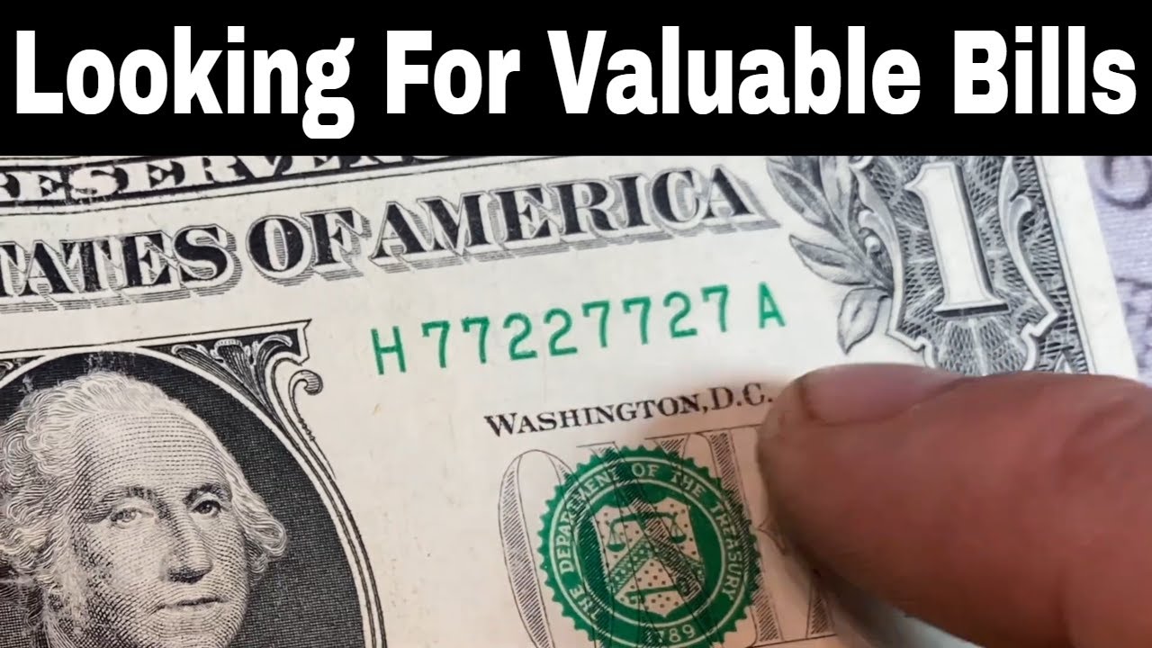 Searching Bank Notes for Star Notes and Cool Serial Numbers - $1000 ...