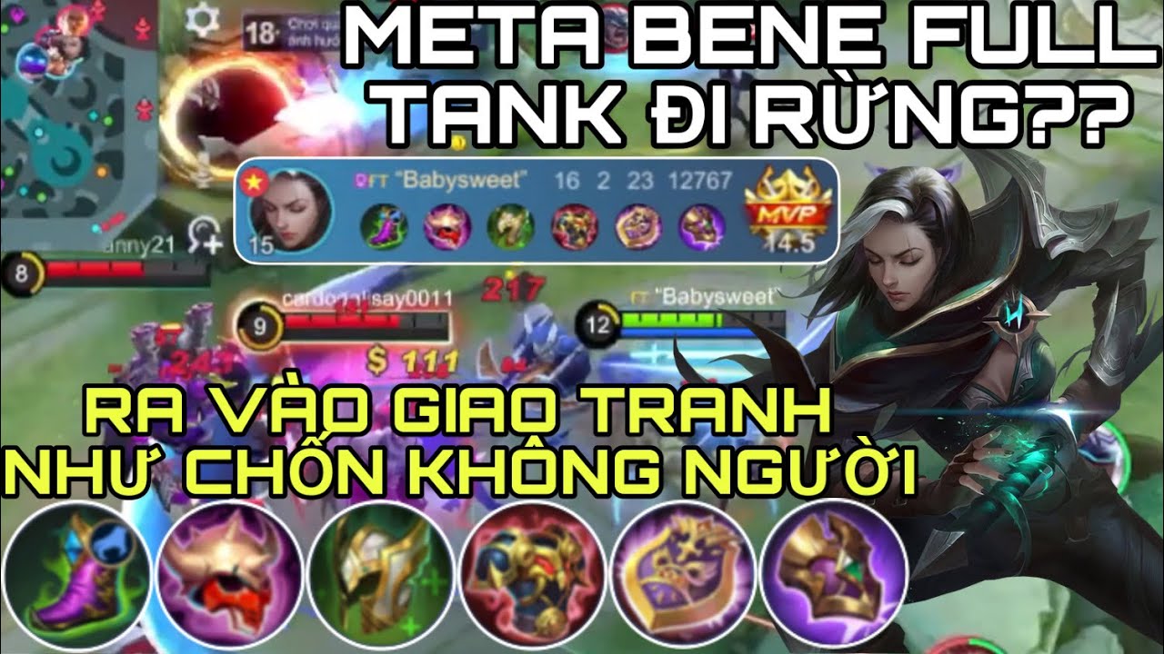 MLBB | CỰC HOT META ĐÁNH GIẢI BENEDETTA FULL TANK ĐI RỪNG?? KHỎE TRÂU MIỄN CHOÁNG CÓ DAME ...