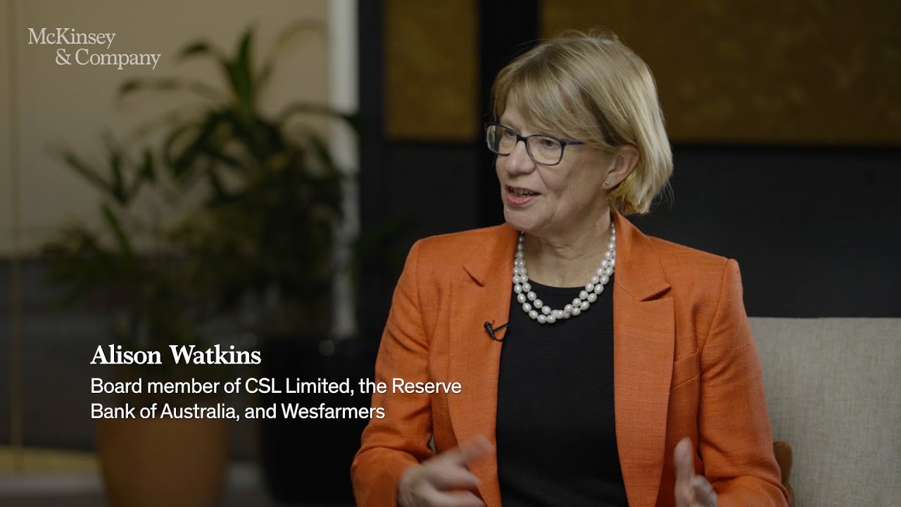 From CEO to board member: Lessons in transition with Alison Watkins - YouTube