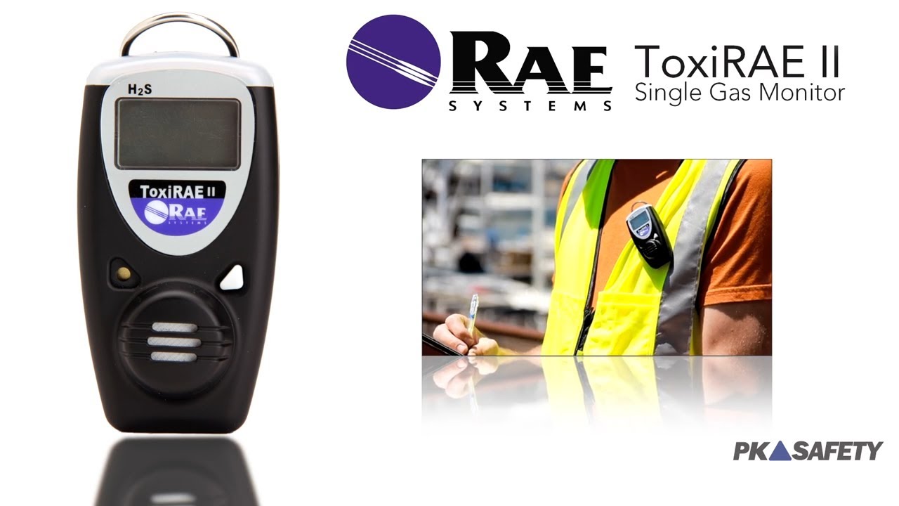 Single Gas Monitor: ToxiRAE II by RAE Systems - YouTube