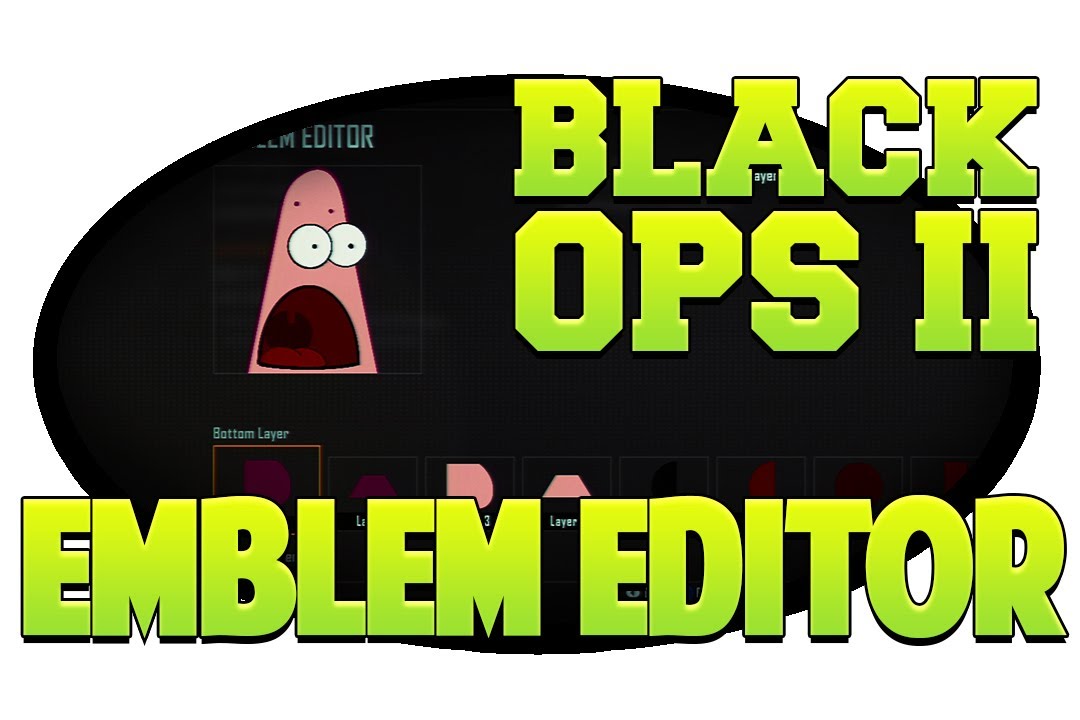 Call of Duty Black Ops 2: Emblem Editor - YouTube