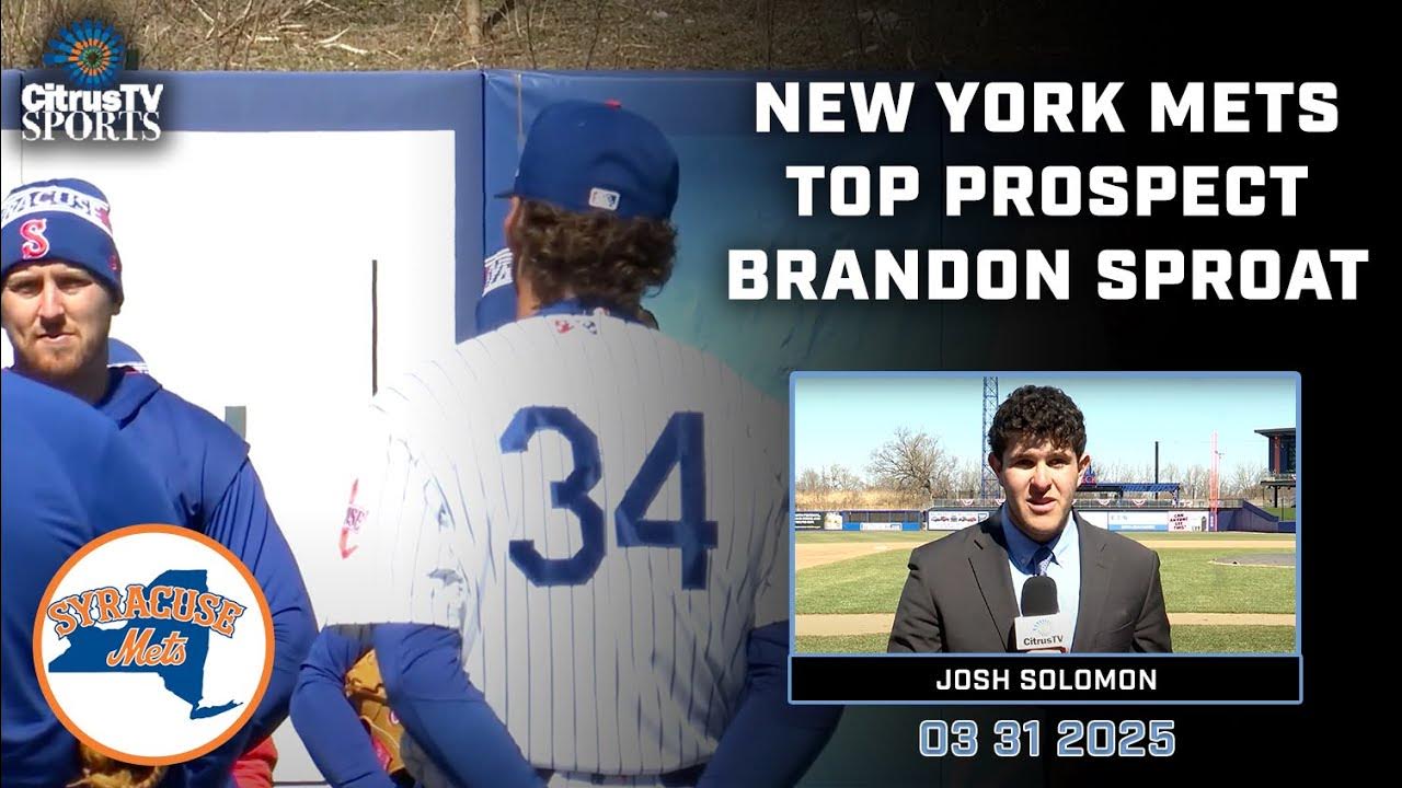 A look into the New York Mets organization's #1 prospect Brandon Sproat - YouTube