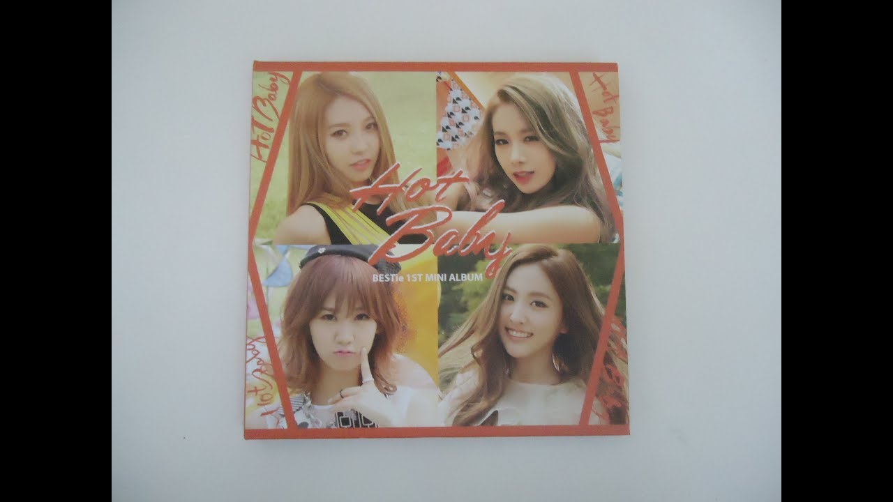 Unboxing - BESTie (베스티) - 1st Mini Album - Hot Baby - YouTube