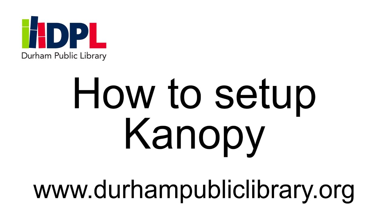How to setup Kanopy - YouTube