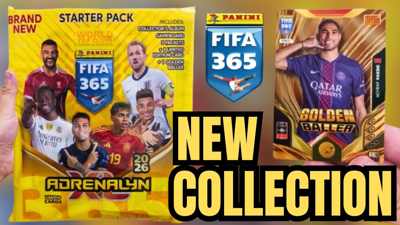 *NEW* ADRENALYN XL 2026 FIFA 365 STARTER PACK OPENING | NEW LIMITED ...
