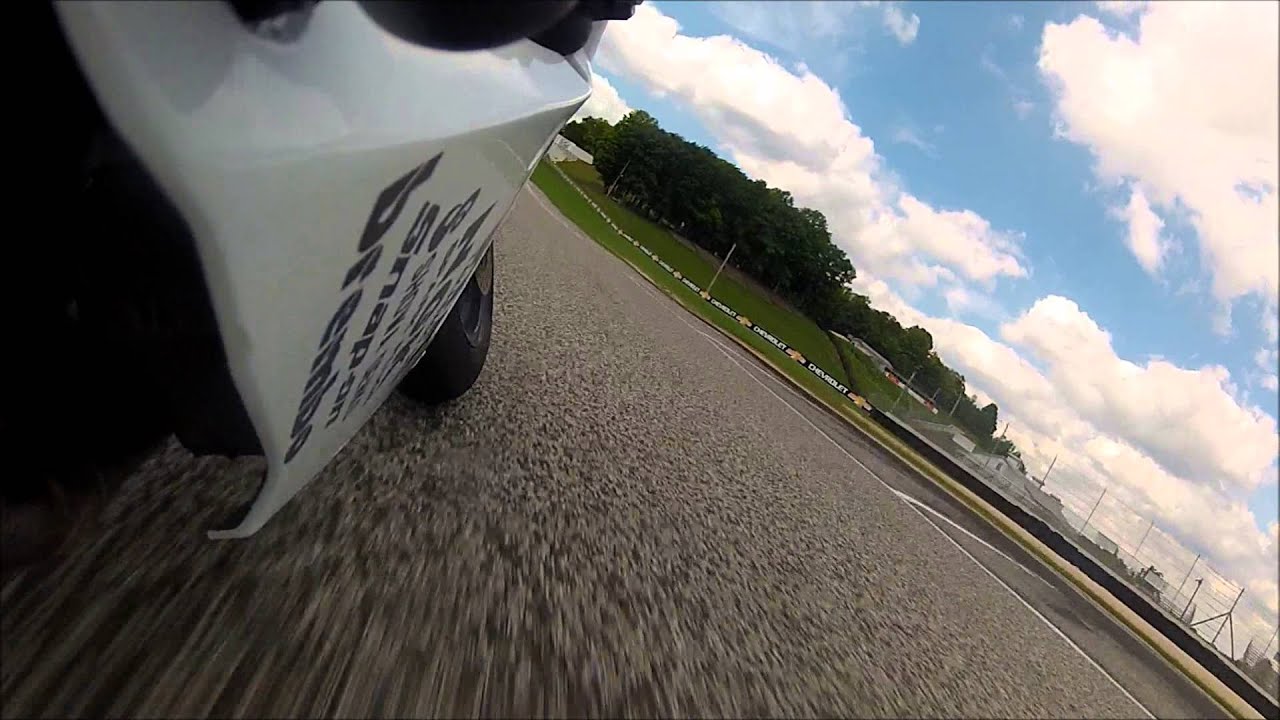 low side crash at road america on my 08 CBR 1000RR white repsol - YouTube