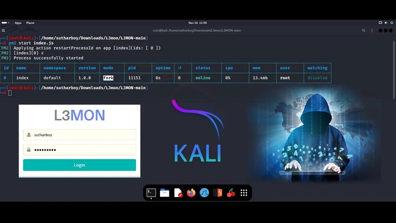 How To Install L3mon On Kali Linux 2024 Kalilinuxtools Youtube