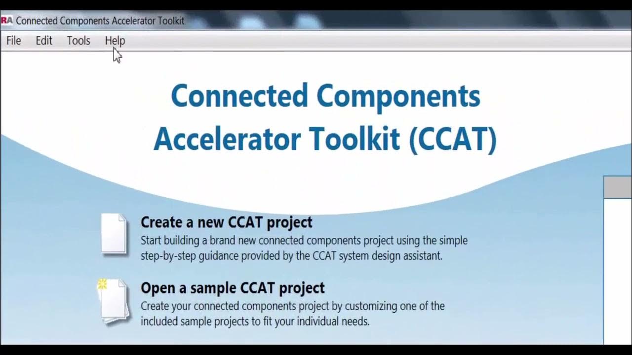 Connected Components Accelerator Toolkit Ch1 Start Screen - YouTube