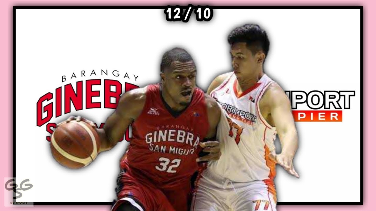 Ginebra San Miguel Vs Northport Batang Pier Pba Live Play By Play And