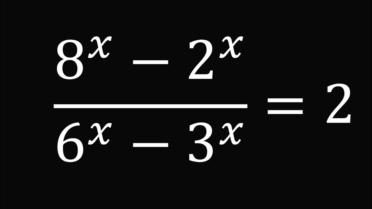 Solving two hard exponential equations - YouTube