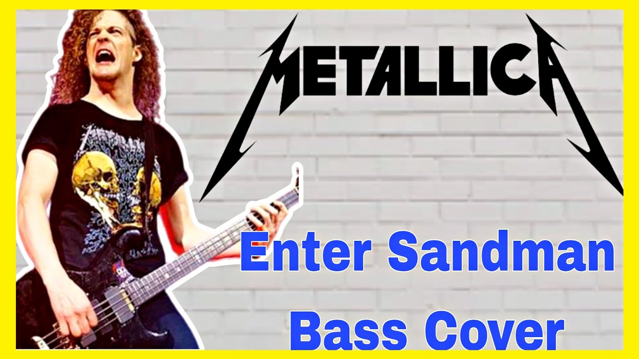 Metallica - Enter Sandman ( Bass Cover ) 🎸🔥#metallica #entersandman # ...