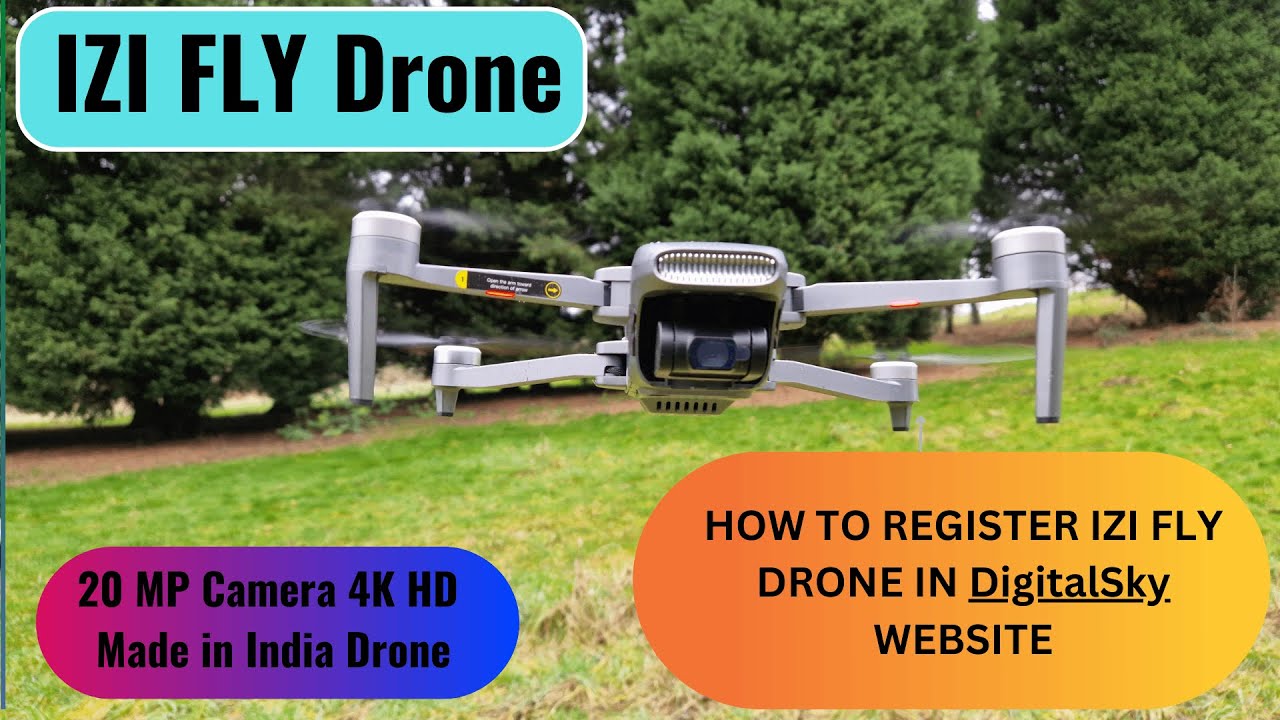 IZI FLY Drone Unboxing ( Made in India Drone) & How to register IZI fly ...