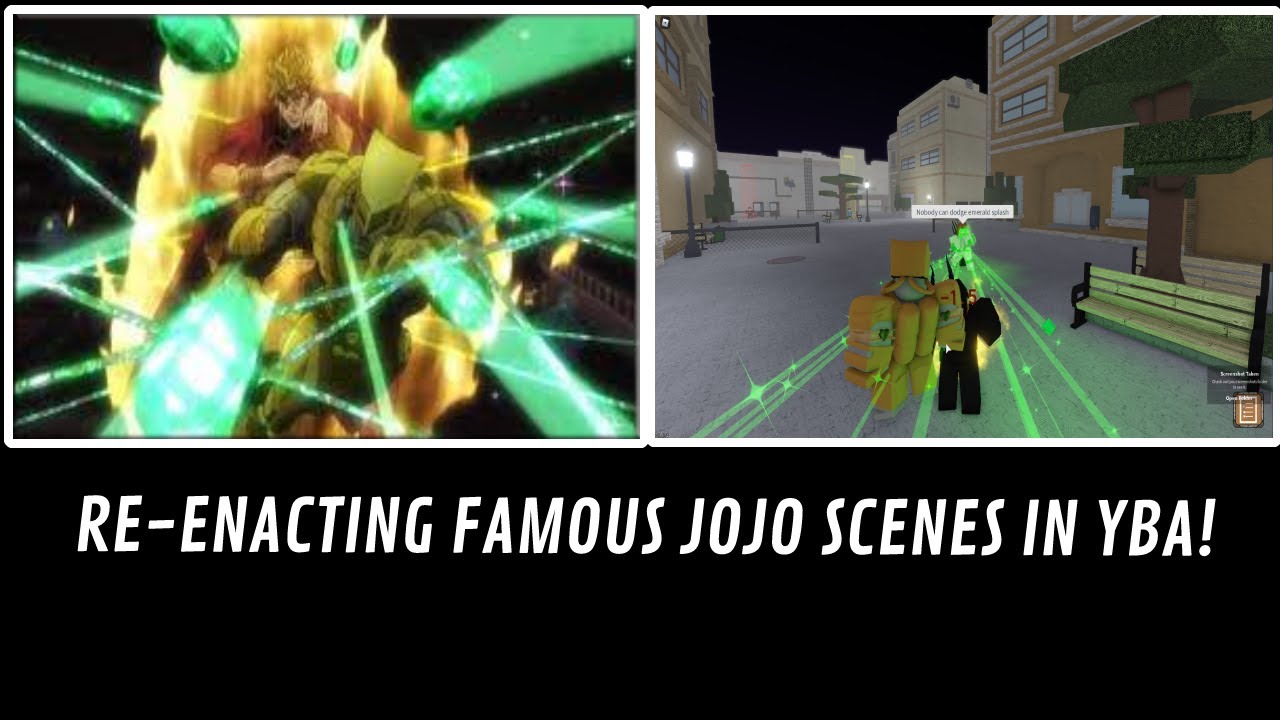 Re-Enacting Famous JoJo Scenes In YBA! - YouTube