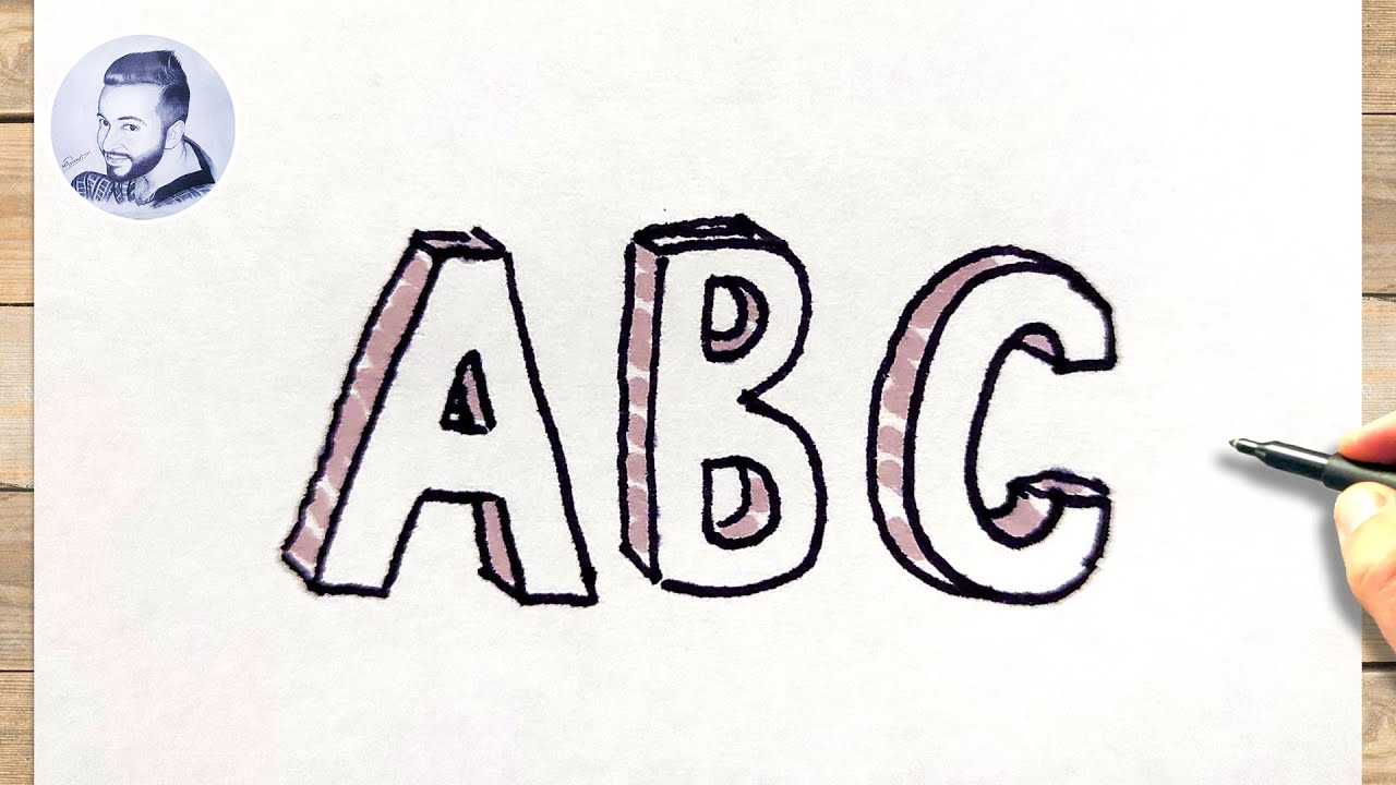 Comment Dessiner Des Lettres En 3d Comment Fabriquer Une Lettre 3D En