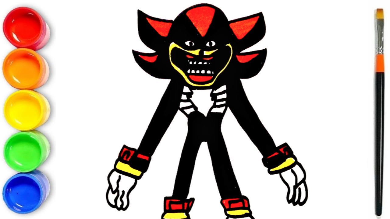 How To Draw Shadow Tapes SONIC | Shin Sonic Tapes | Drawing Shadow ...