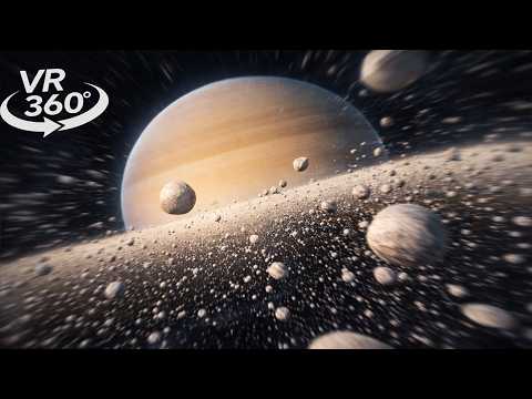 Falling into Saturn in VR 360°