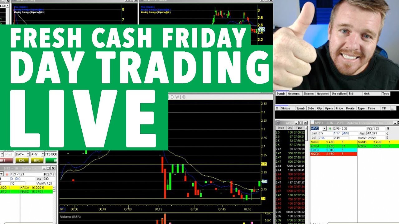 DAY TRADING LIVE FRESH CASH FRIDAY - YouTube