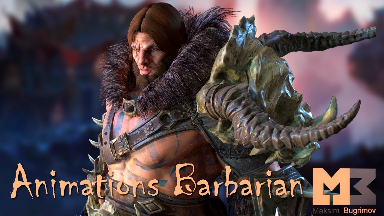 Animations Barbarian UE4 - YouTube