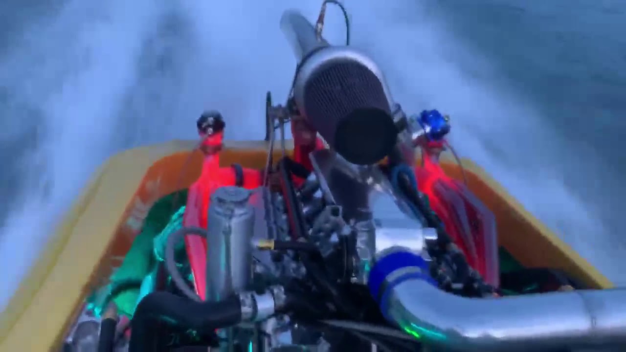 Turbo charged LS jet boat headers - YouTube