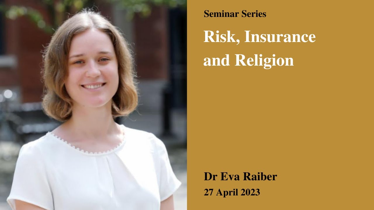 Dr Eva Raiber on topic Risk Insurance and Religion I Gokhale Institute ...