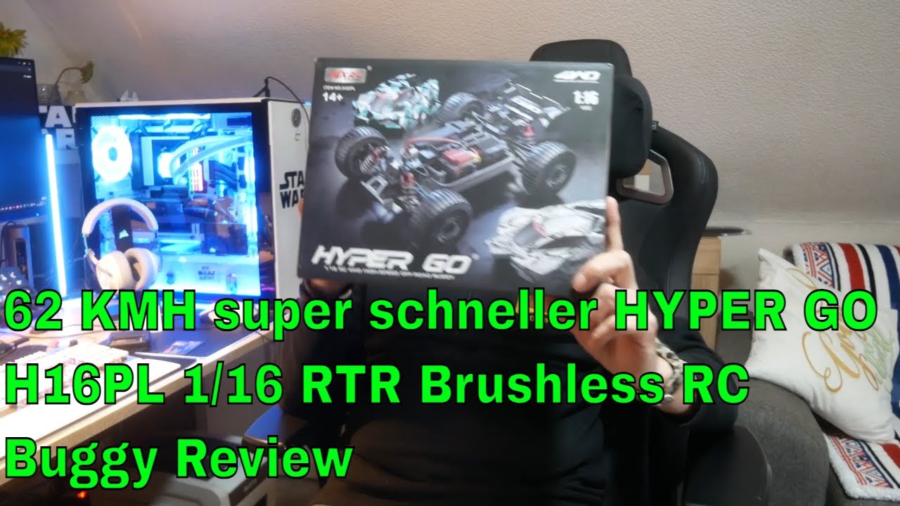 62 KMH super schneller HYPER GO H16PL 1/16 RTR Brushless RC Buggy ...