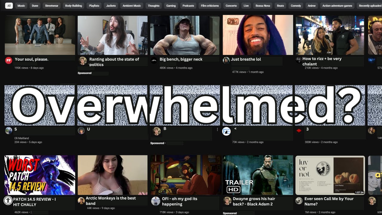 Overwhelmed? - YouTube