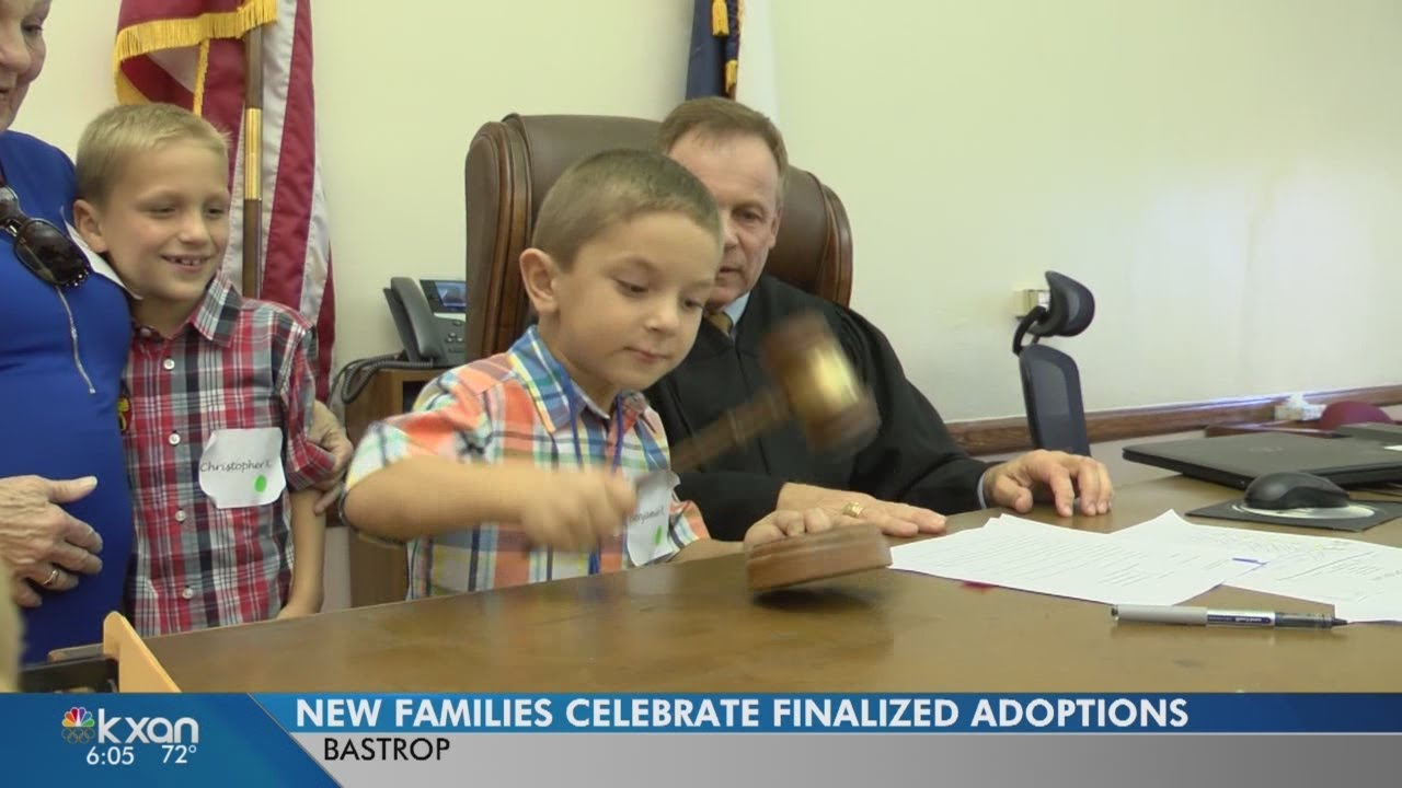 With swing of a gavel, 28 Central Texas kids get adoptions granted ...