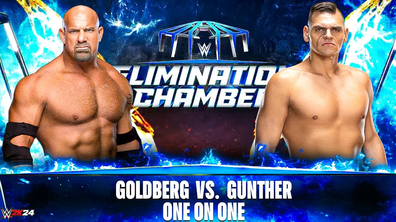Goldberg vs Gunther – The Icon vs The Ring General | WWE 2K24 Full ...