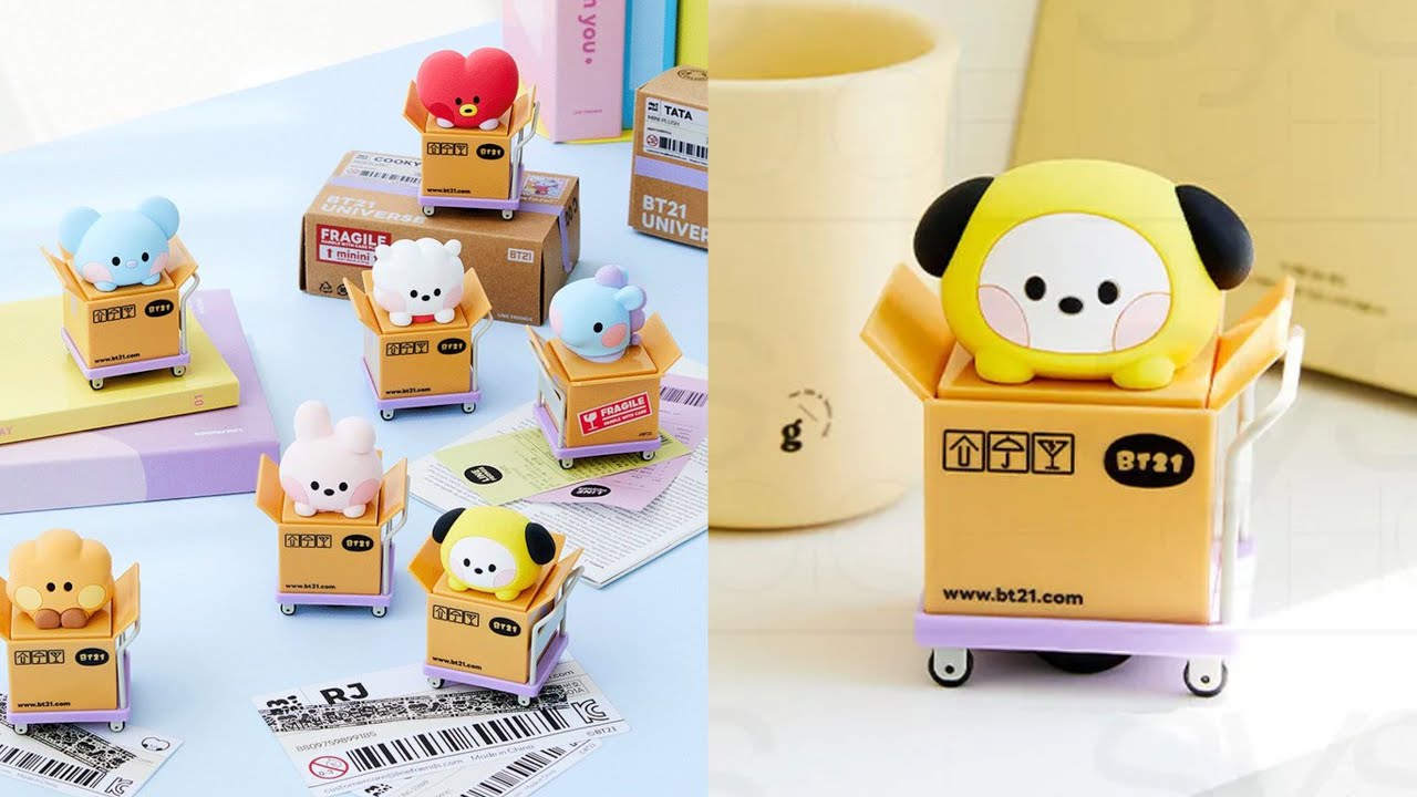 DIY BT21 BTS Roller Stamp / diy stamp / paper craft / art and craft ...