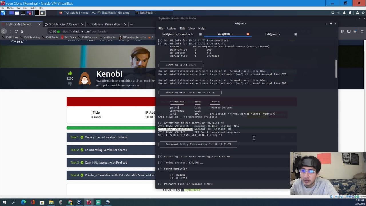 SMB Hacking: Enum4Linux and SmbClient - YouTube