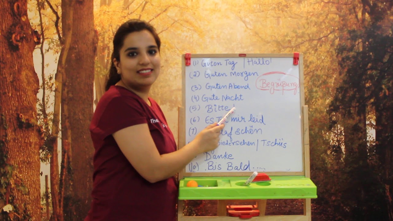 Greetings In German (Begrüßung auf Deutsch) - YouTube