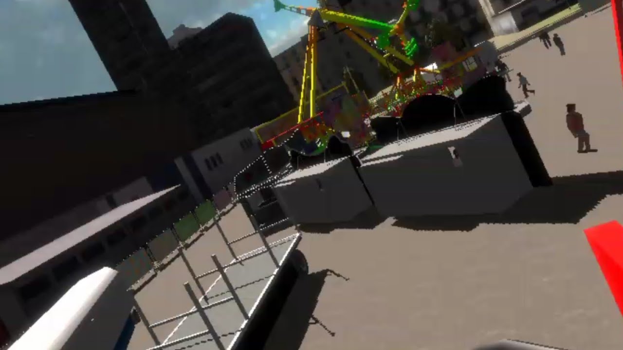 Funfair Ride Simulator 4 Continuum onride FRS4 - YouTube