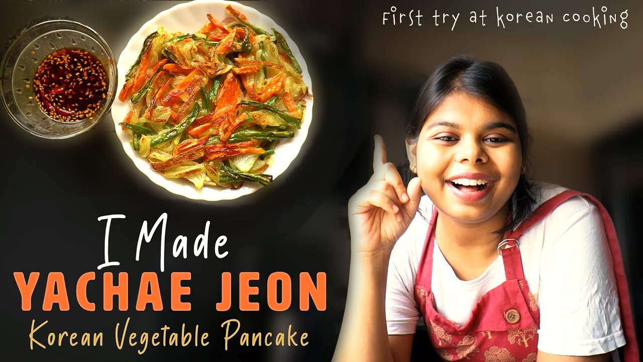 I Tried Making Korean Vegetable Pancake - Yachae Jeon | Cheeky Cooks ...