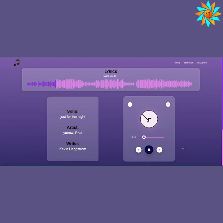 Music Player Web Design Using Html Css And Js Rate The Design Shorts Html Css Js