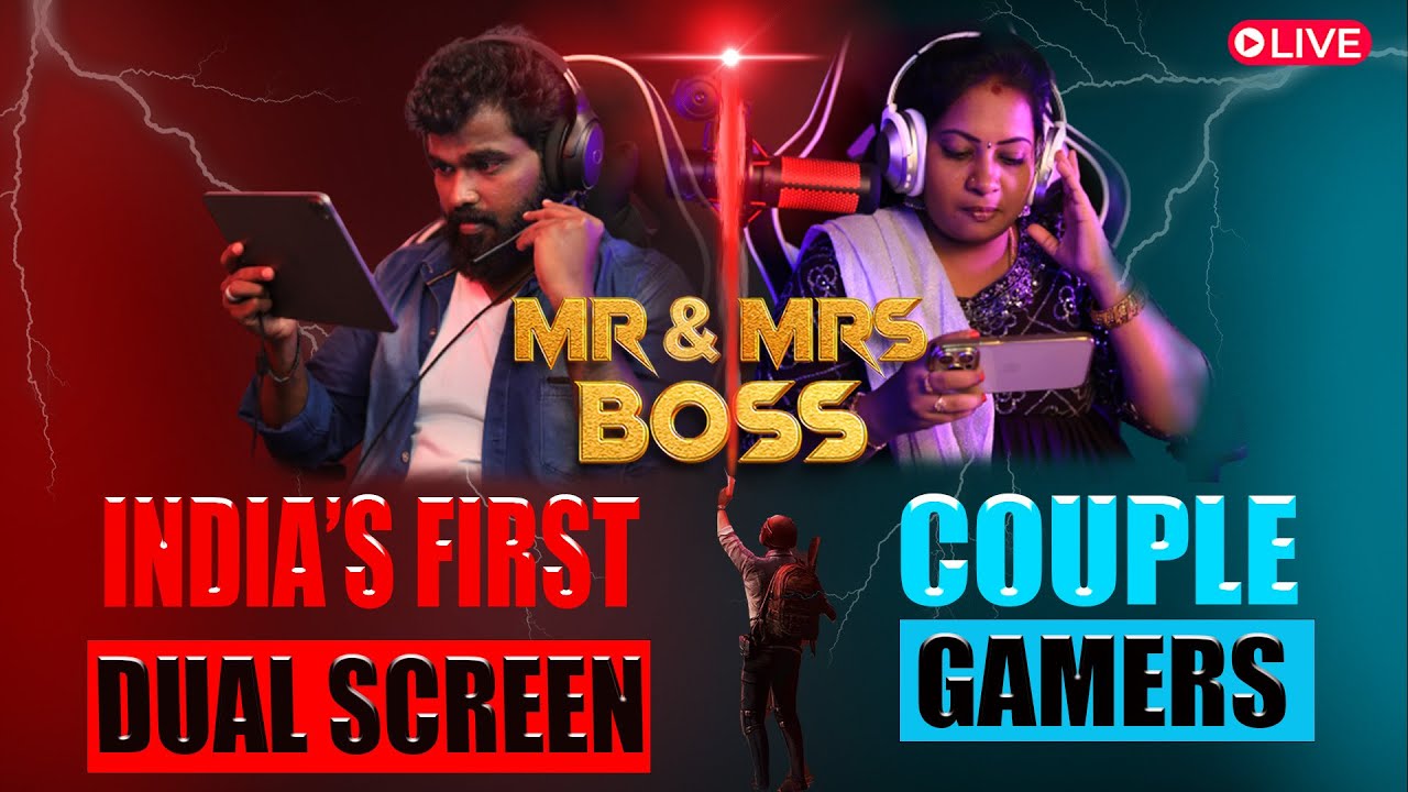 First Couple Gamers... Dual Stream | BGMI Live - YouTube
