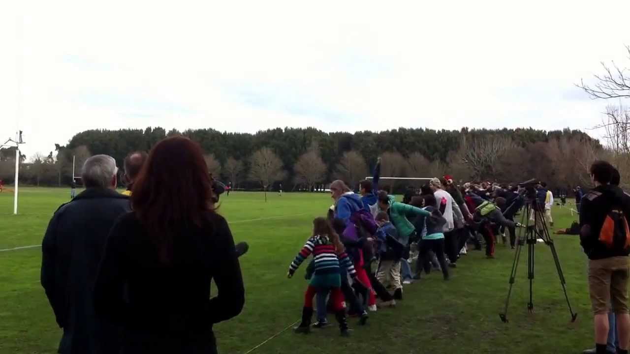 Lincoln university world record gumboot throw - YouTube