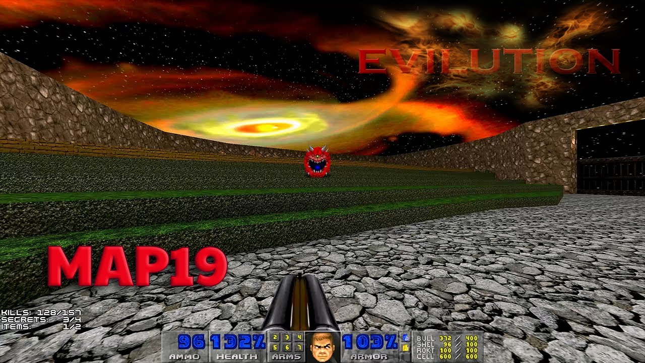 Final Doom: TNT: Evilution 🔵 MAP19: Shipping/Respawning 🔵 100% ...