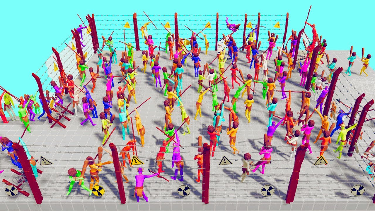 MELEE vs RANGED ARMY BATTLE ROYALE / Totally Accurate Battle Simulator ...