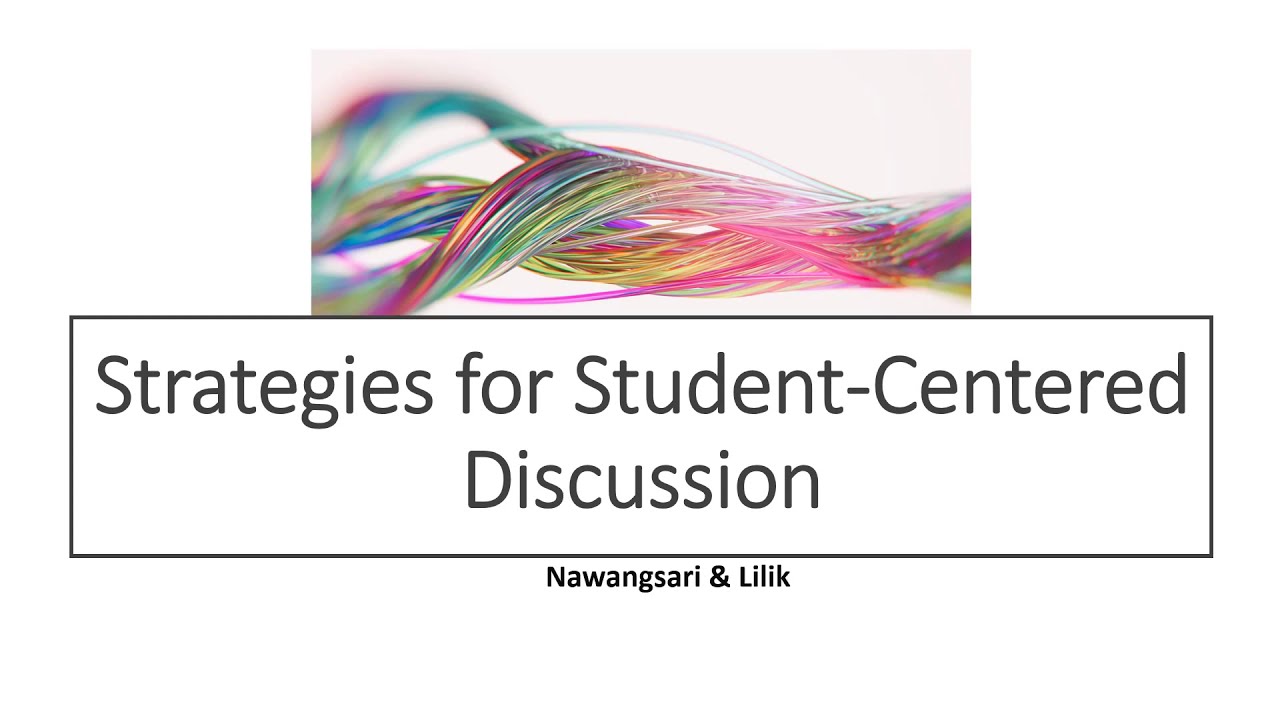 Strategies for Student Centered Discussion - YouTube